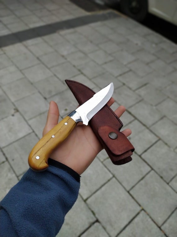 Camping Knife Custom Handmade Handcrafted Hunting Knife Saint | Etsy