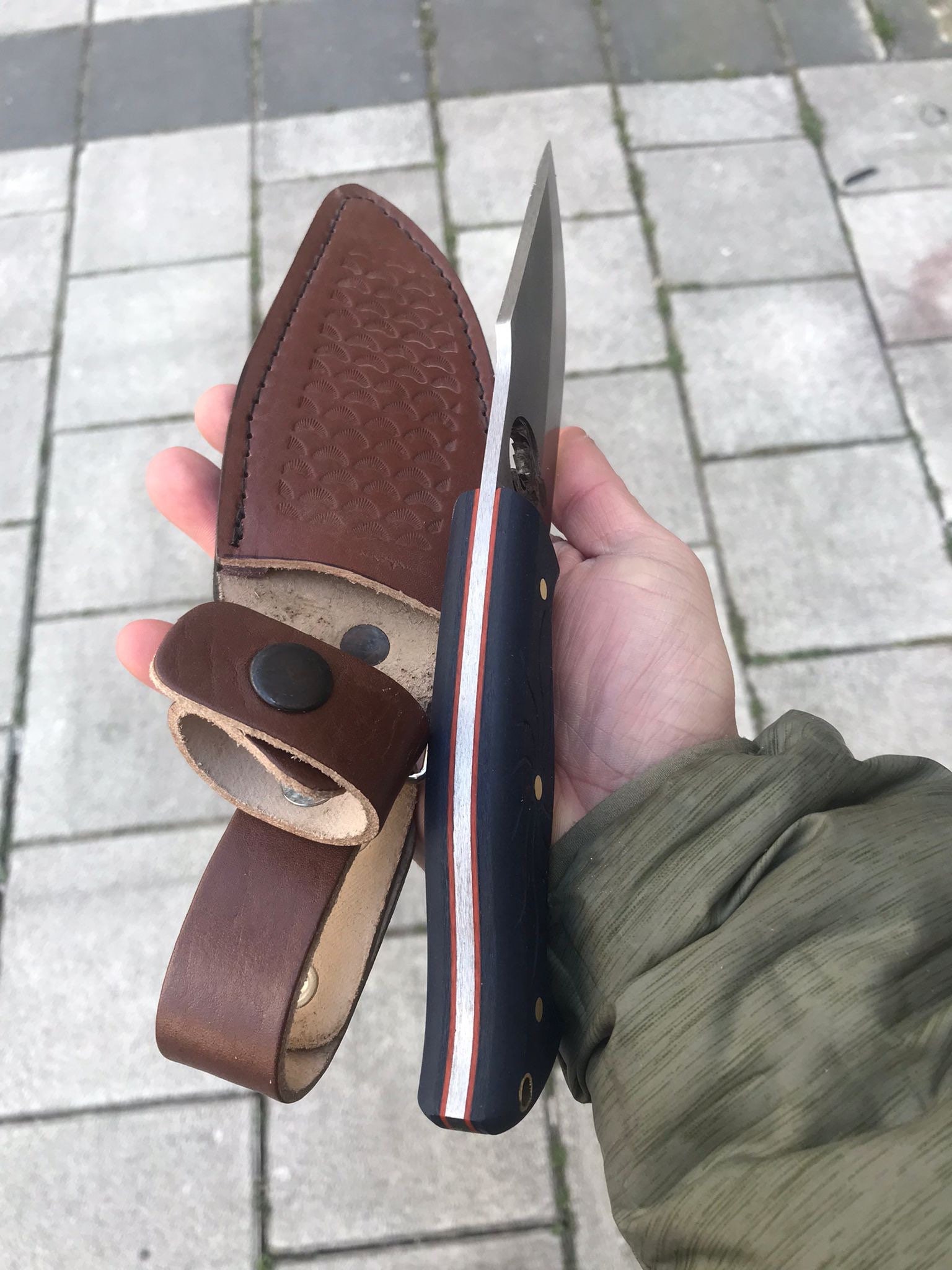 Camping Knife Custom Handmade Handcrafted Hunting Knife Mica | Etsy