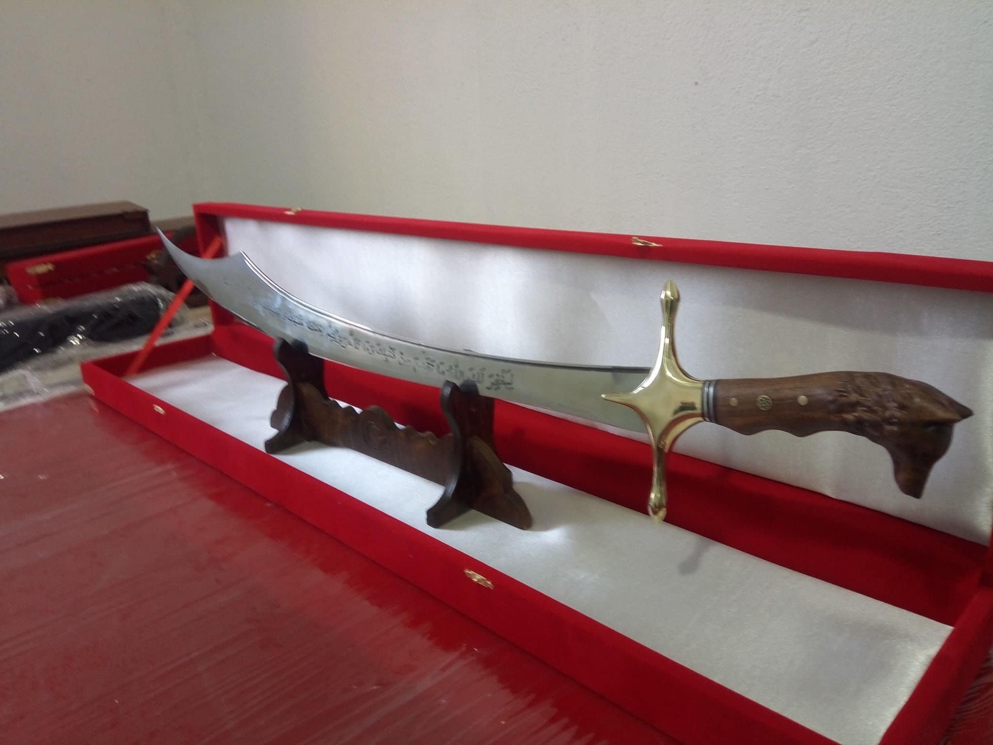 Wolf Head Handle Custom Hand Forged Sword Special Law Maker | Etsy