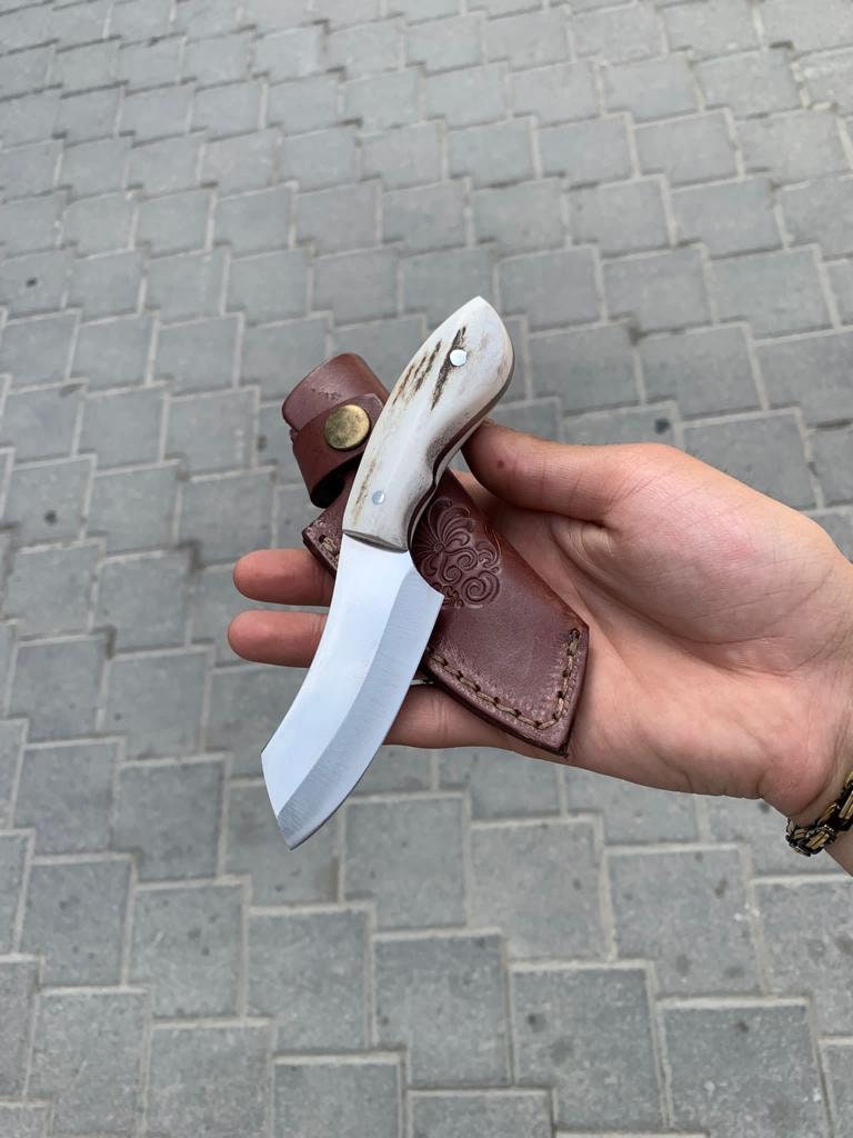 Custom Handmade German Steel Mini Knife Mini Cleaver Deer - Etsy