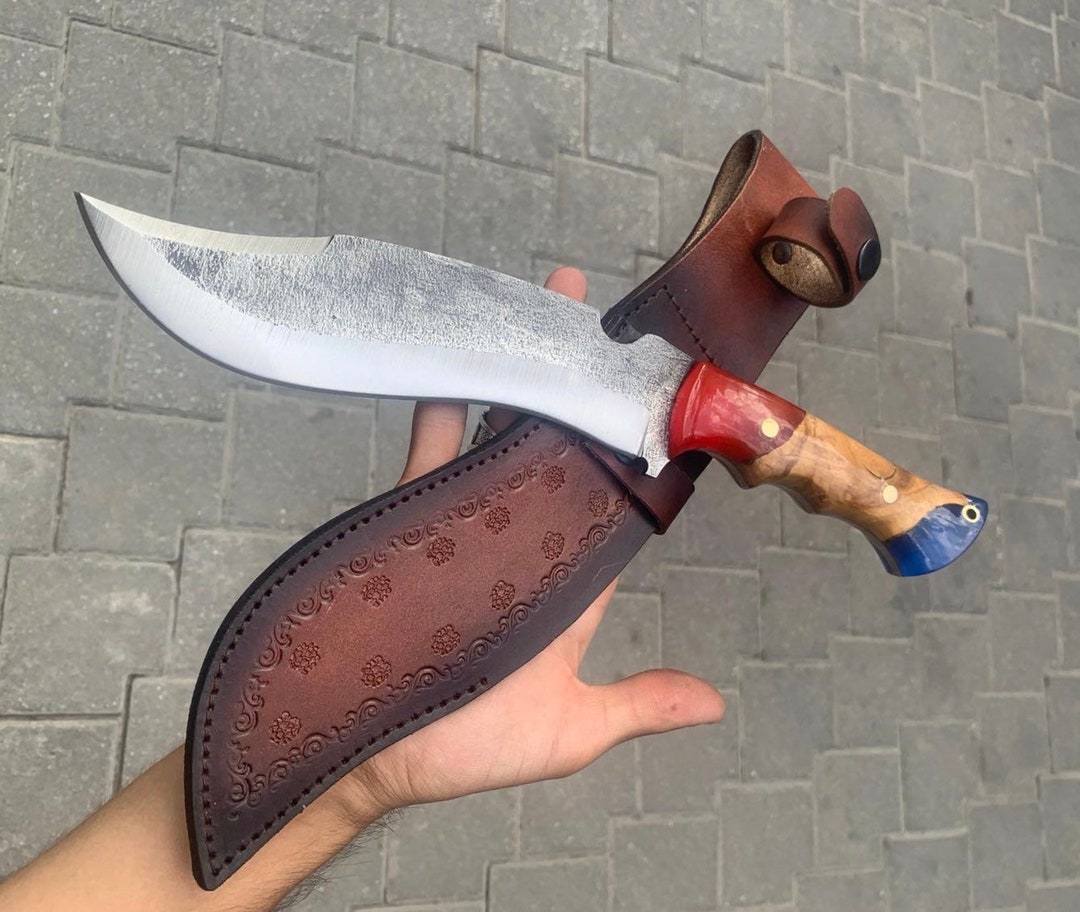 Custom Handcrafted Heavy Duty Machete 5160 Hand Forged Spring Steel ...