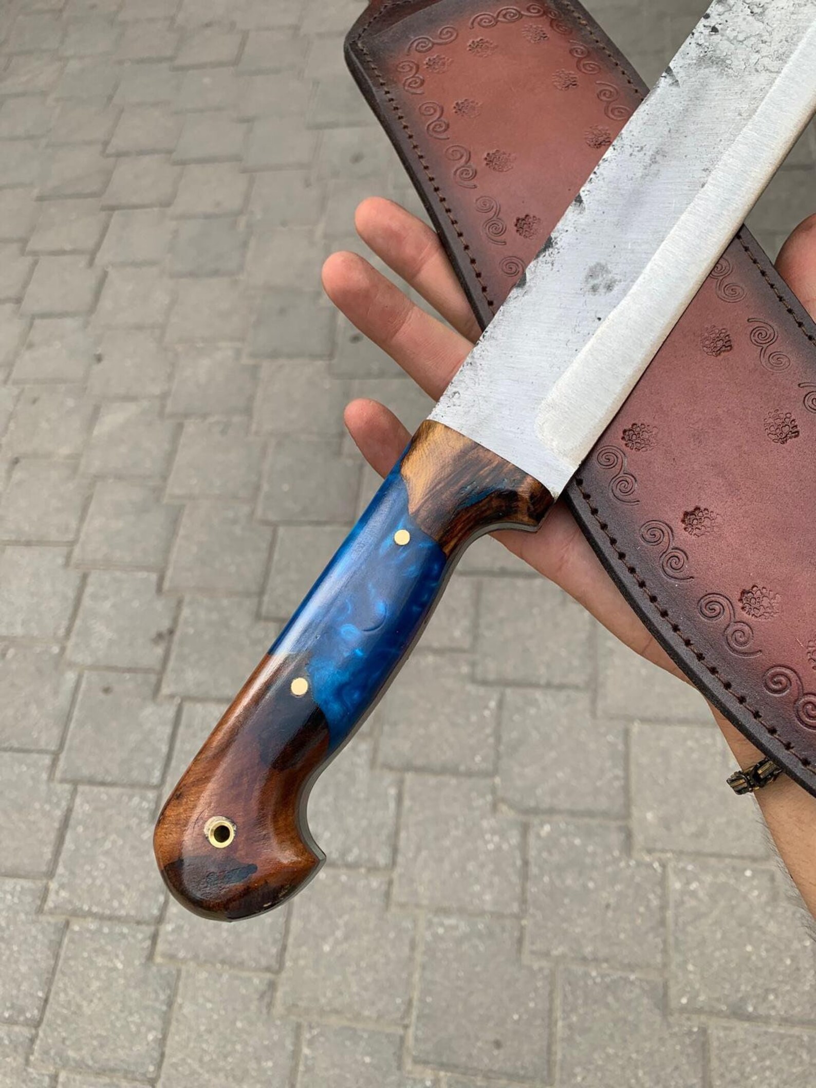 Custom Handcrafted Machete Hand Forged 5160 Spring Steel With - Etsy