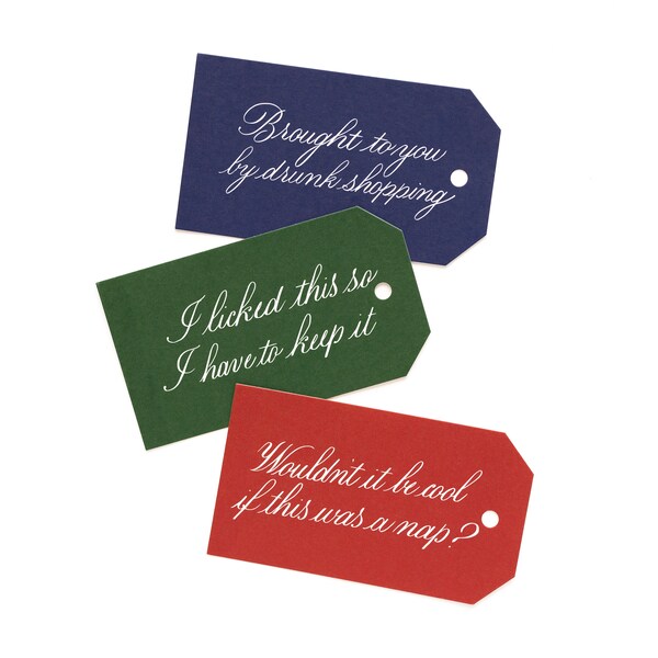 Funny Christmas Tags - Etsy
