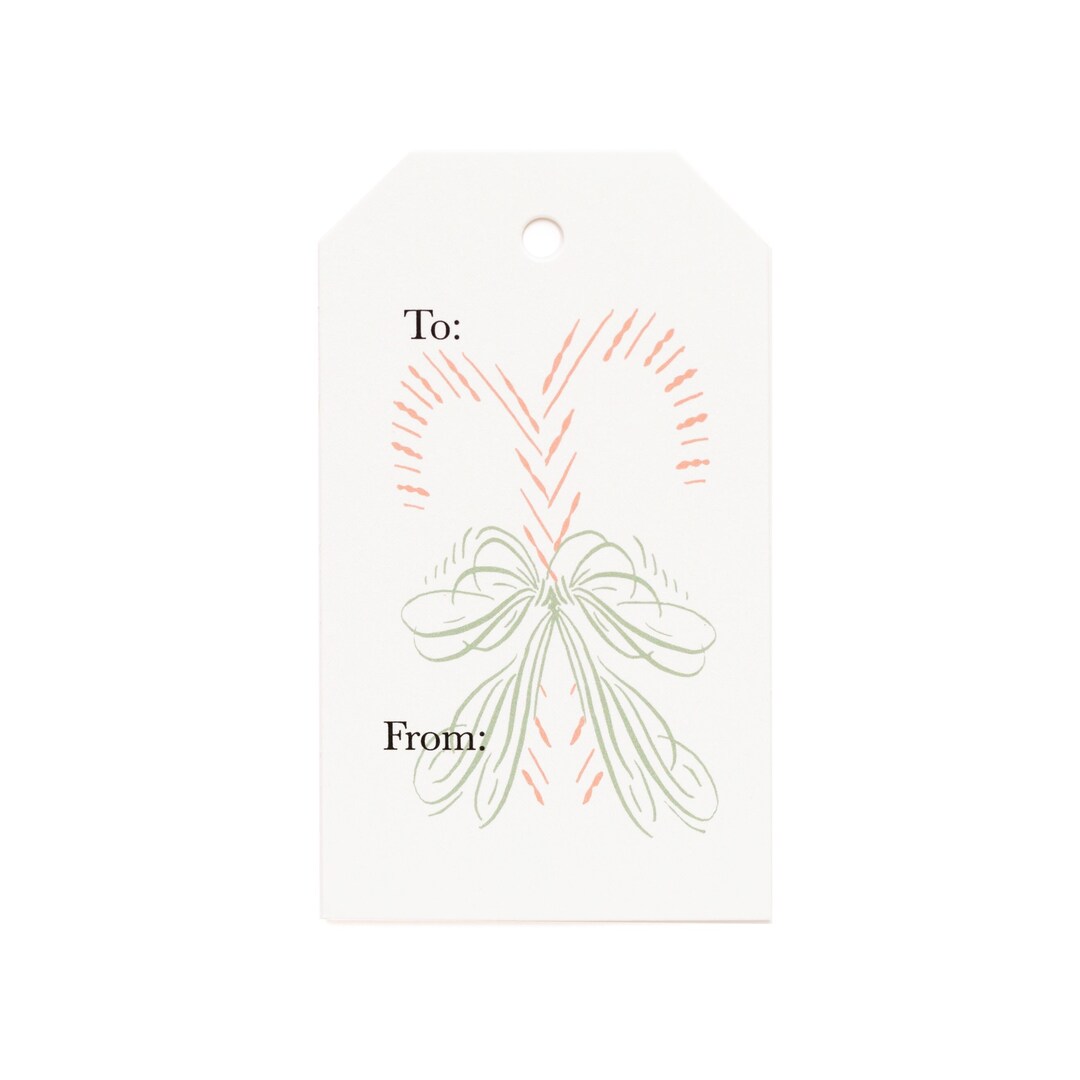 Candy Cane Gift Tag Bundle - Etsy