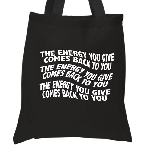 Energy Tote Bag Your Next Everyday Bag Sustainable and Eco - Etsy