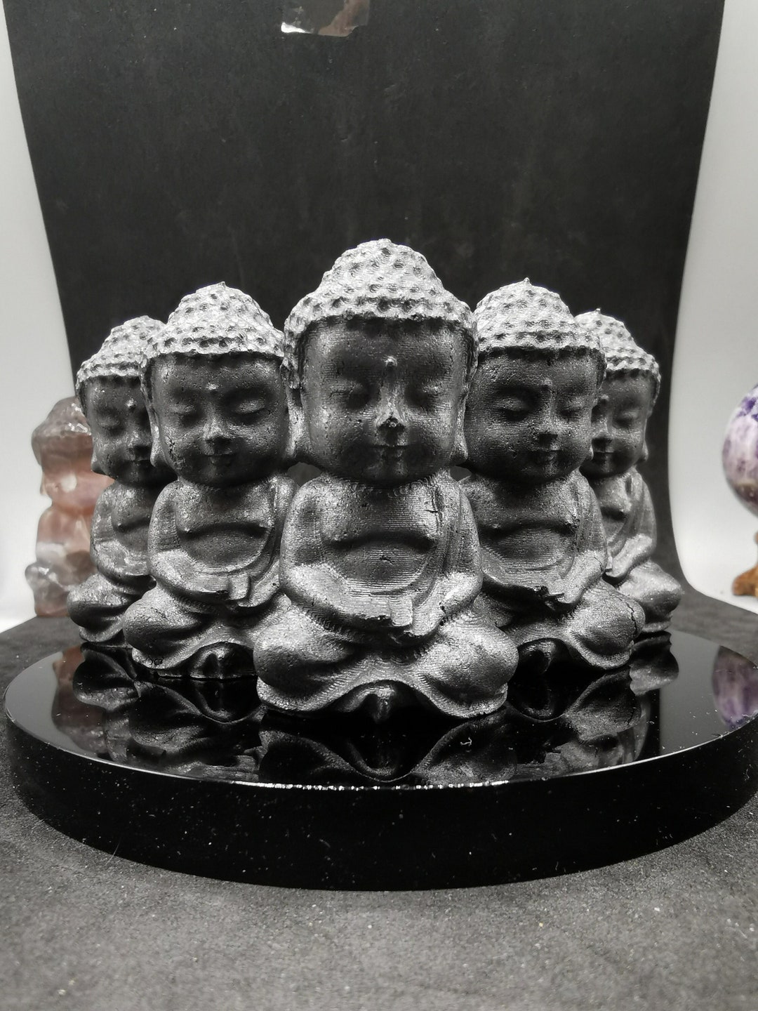 Shungite Sitting Buddha Carving - Etsy