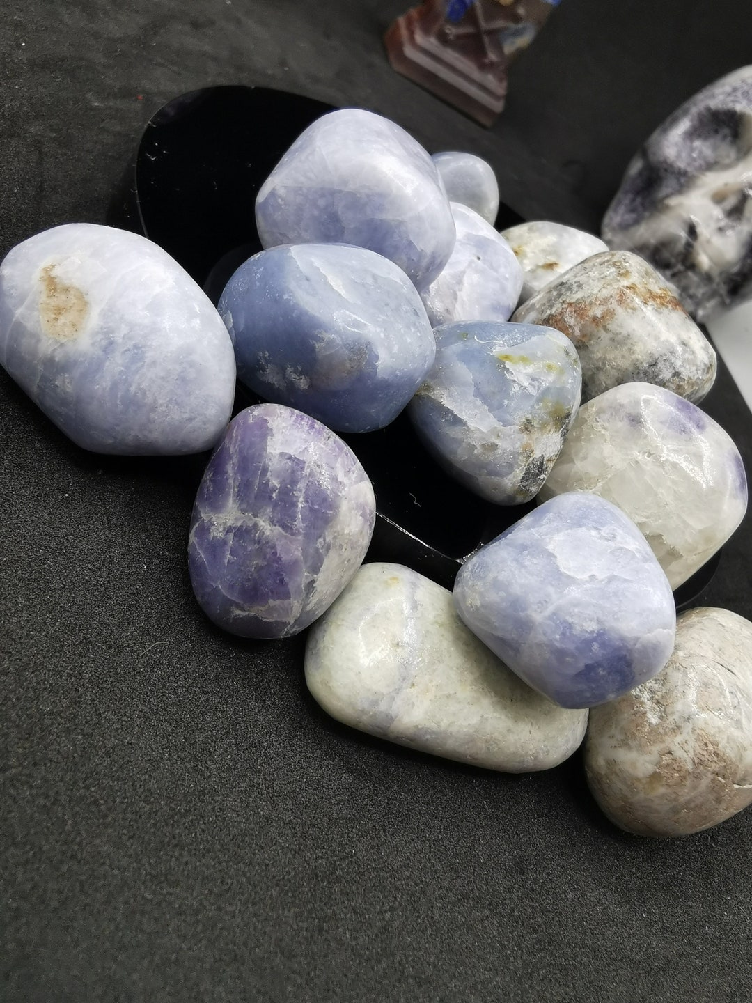 Hackmanite Tumbled Stone - Etsy UK
