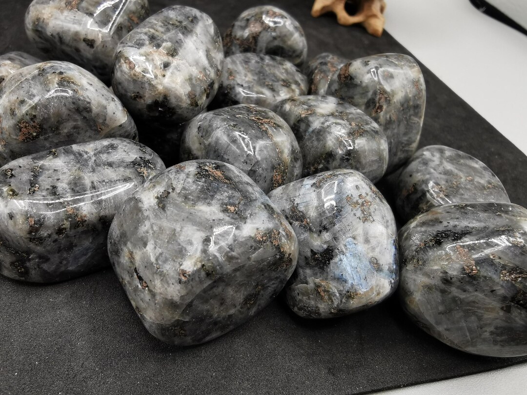 Larvikite Chunky Tumbled Stones 2-4cm - Etsy