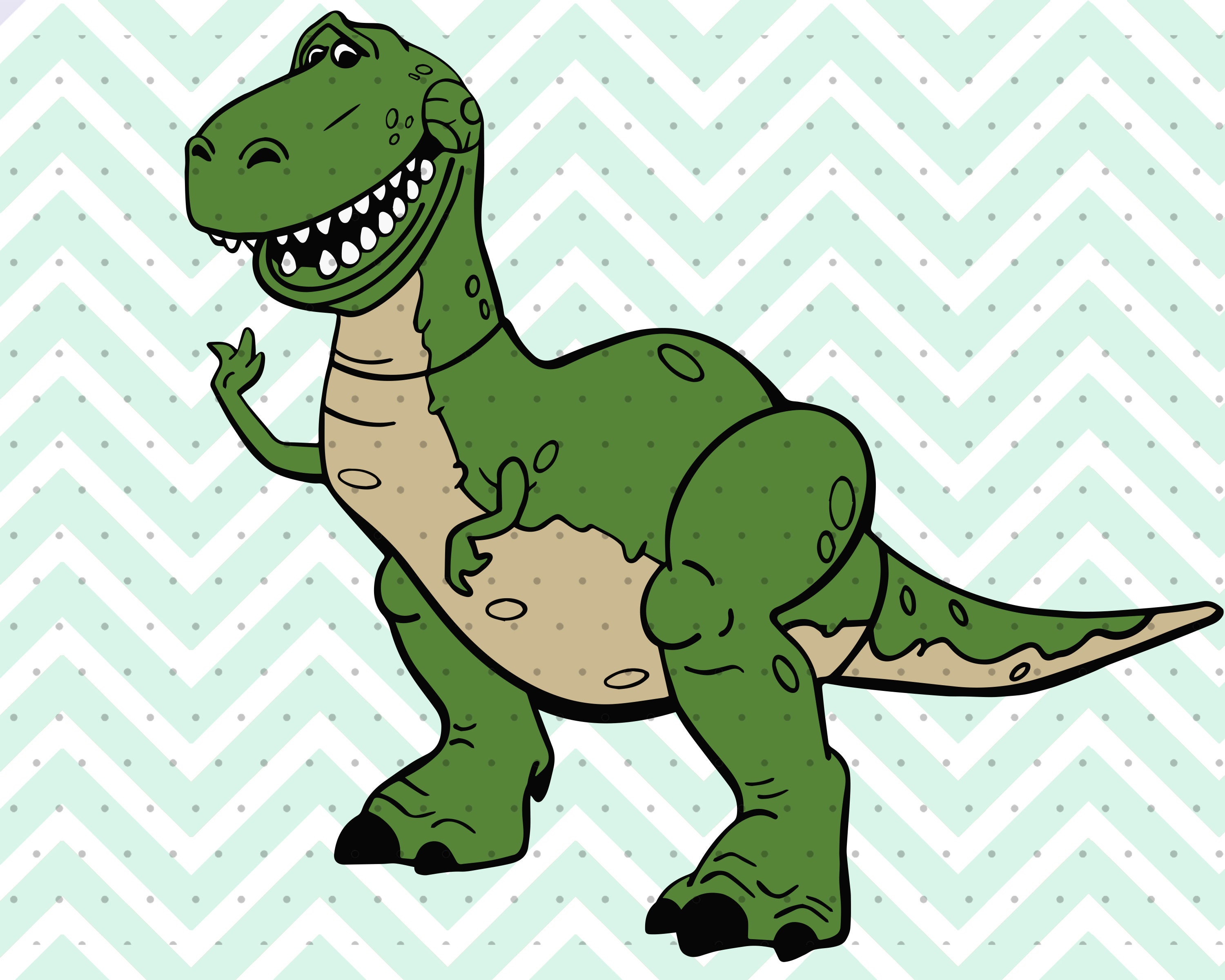 Rex svg Toy story svg Toy story 2 svg Disney svg Disney | Etsy