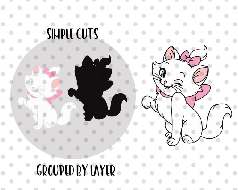 24pcs LAYERED Marie SVG Bundle Marie Svg Cat Svg - Etsy