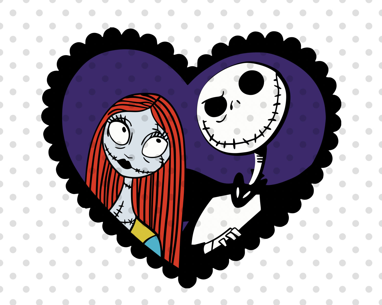 Jack and Sally Svg Sally Svg Jack Svg Sally Cricut - Etsy Australia