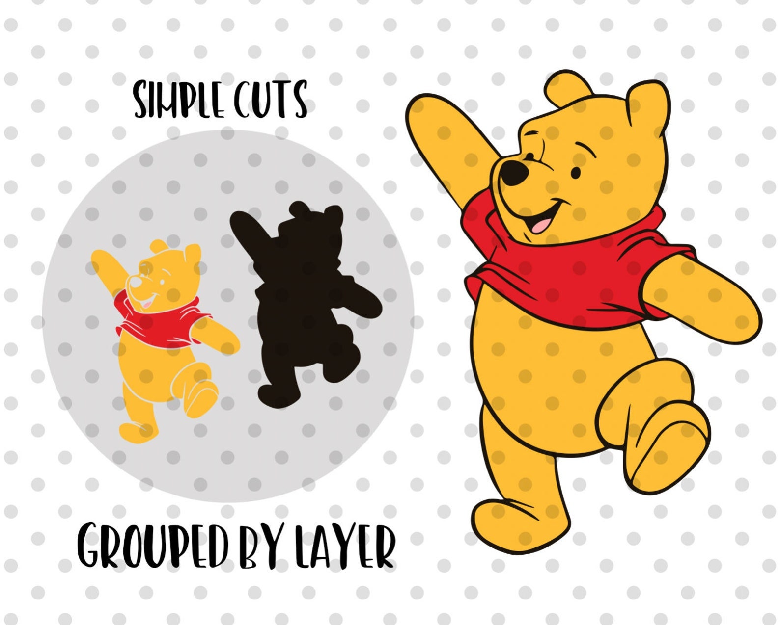 12pcs, LAYERED, Winnie Svg, Winnie Cricut File, Winnie Vector ...