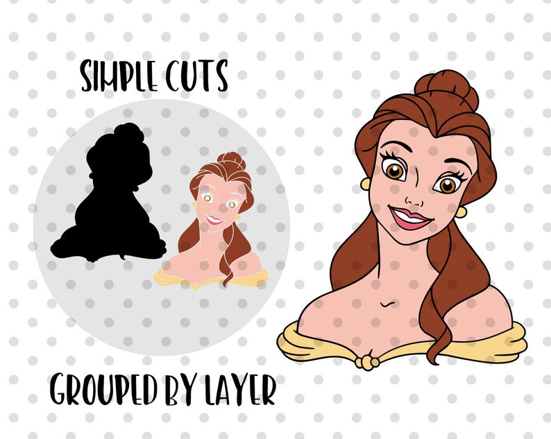 6pcs Belle SVG Bundle Belle Svg Princess Belle Svg Beauty - Etsy