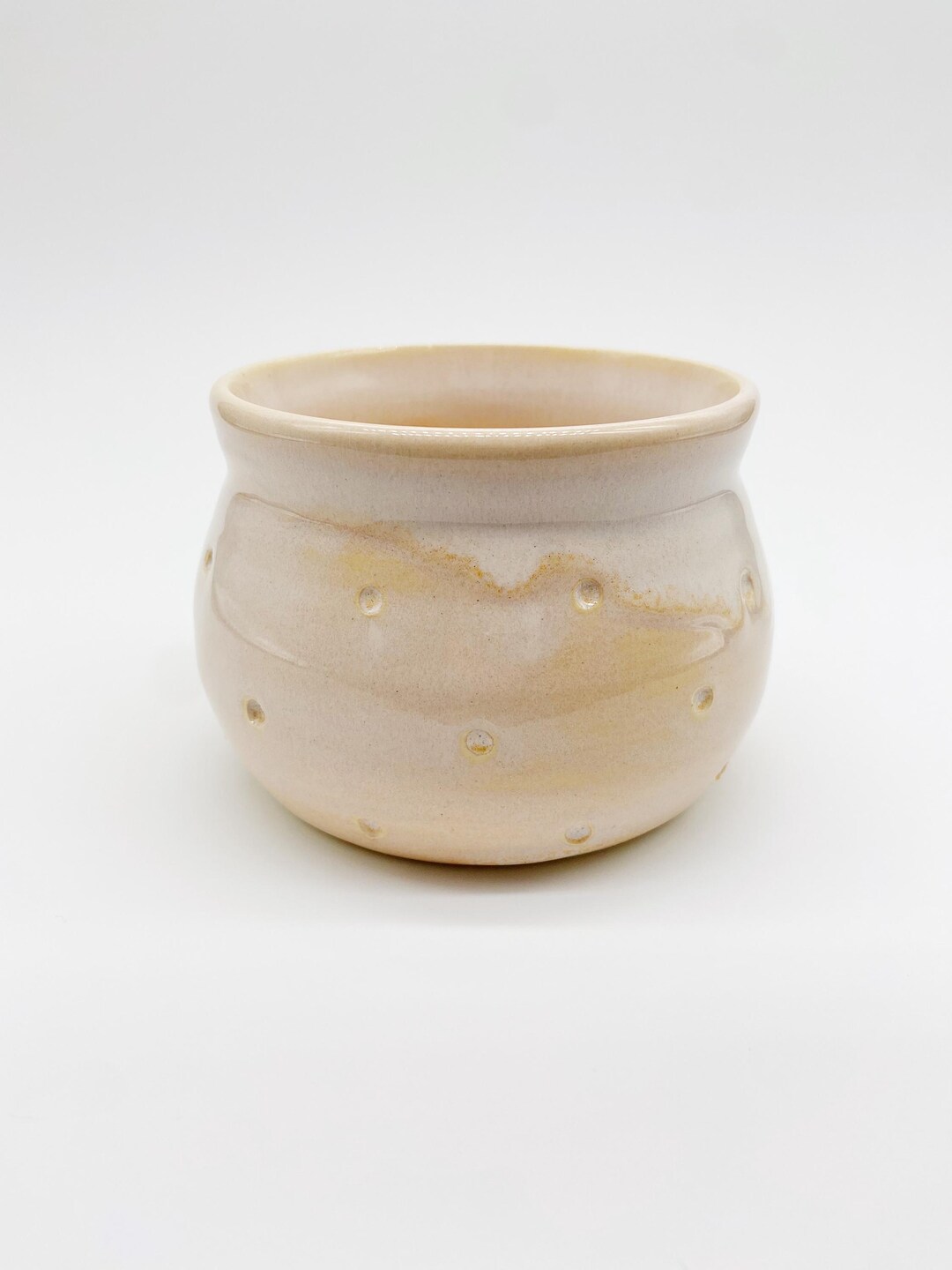 Ceramic Stoneware Plant Pot: Wheel Thrown Blossom Design - Etsy