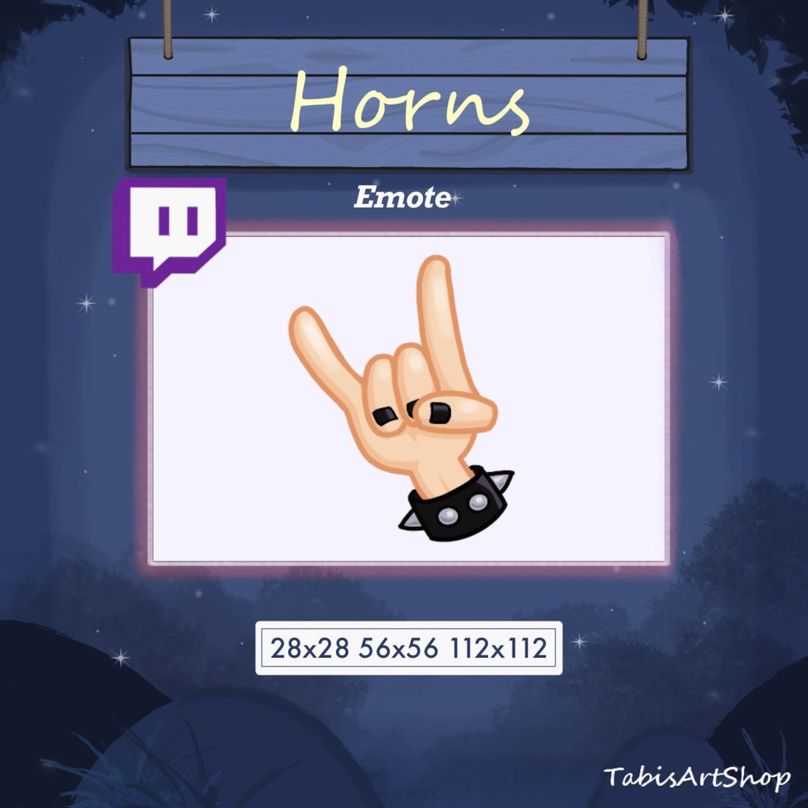Twitch/discord Emote - Horns - Etsy