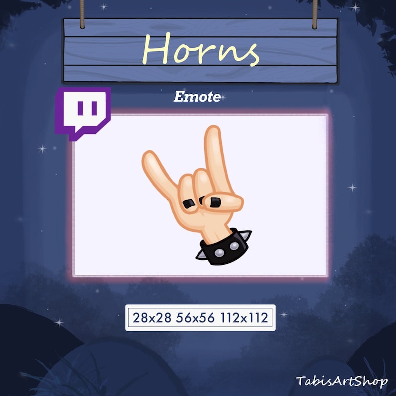 Twitch/discord Emote - Horns - Etsy