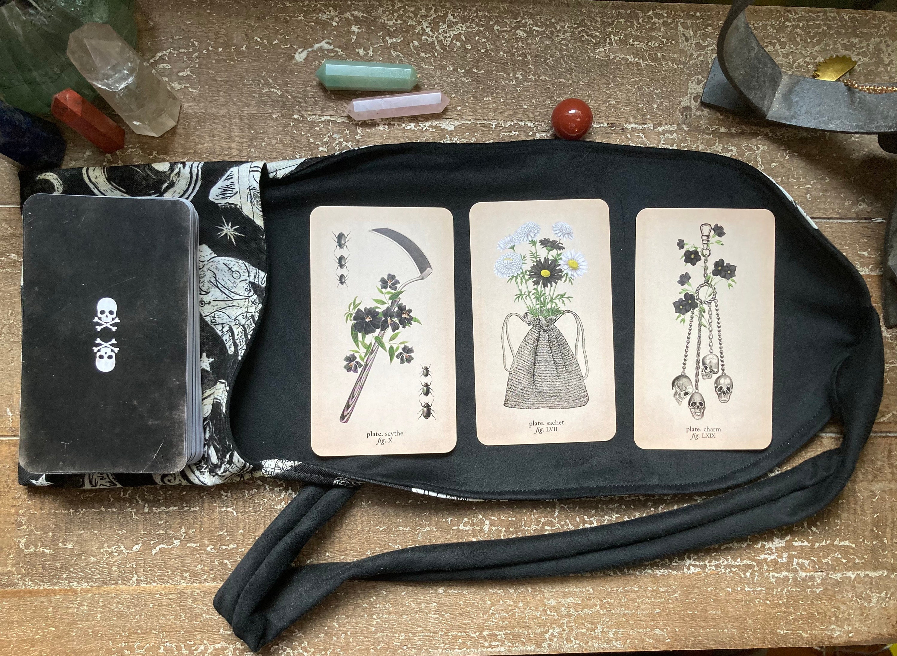 Tarot Card Wrap | Tarot Card Holder | Tarot Card Bag | Tarot Purse ...