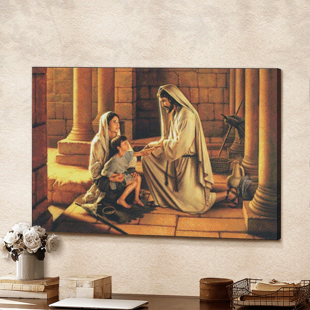 Jesus the Healer / Christ Pictures / Jesus Wall Art / Gift for ...