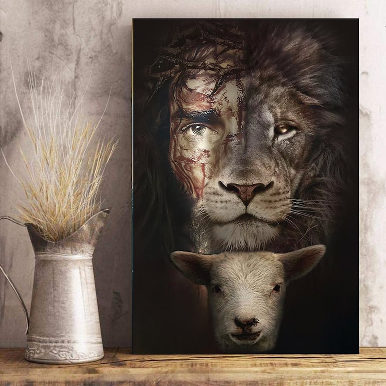 The Lion of Judah / Christ Pictures / Jesus Wall Art / Gift for Christian / Jesus Christ Art ...
