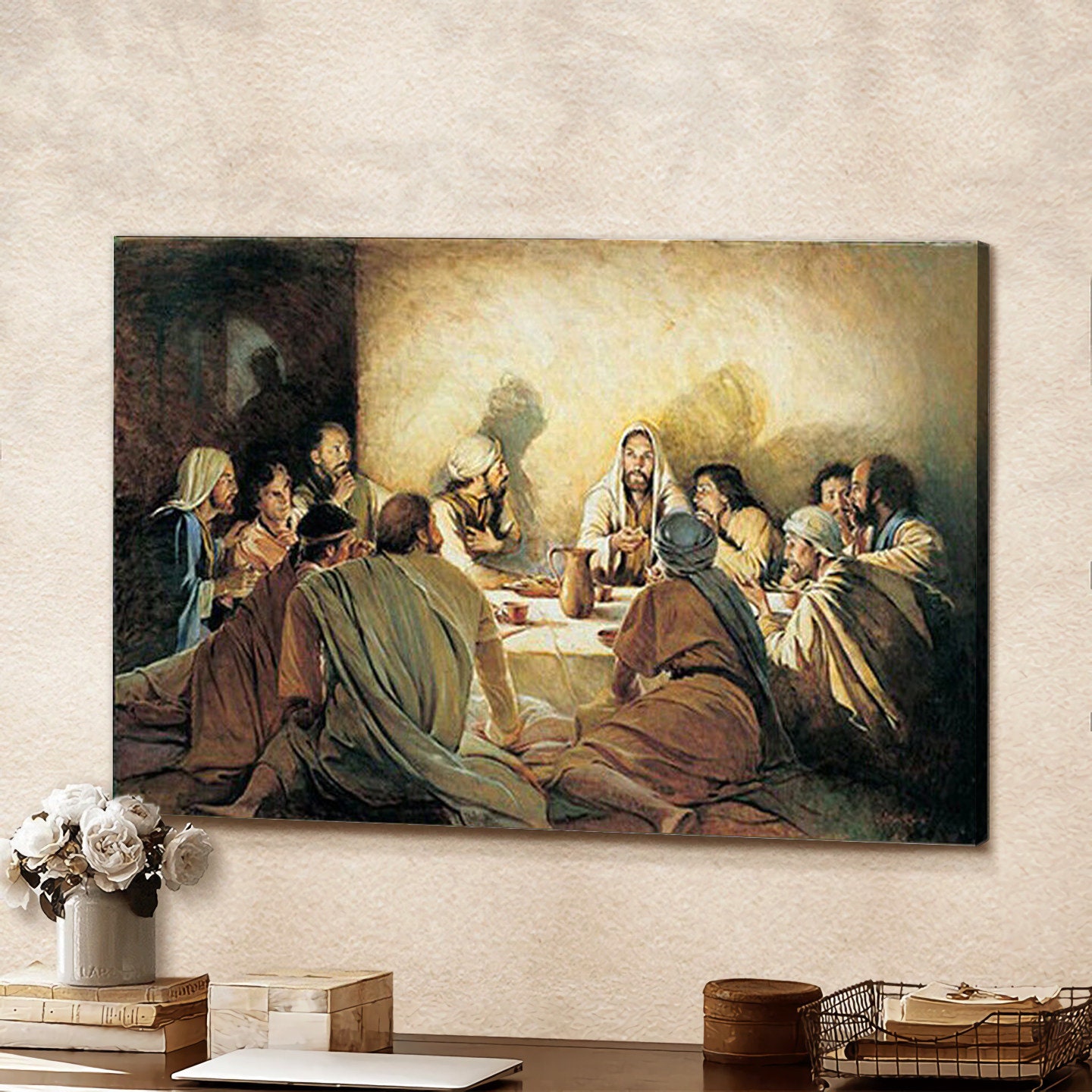 Jesus Christ Last Supper / Christ Pictures / Jesus Wall Art / Gift for ...