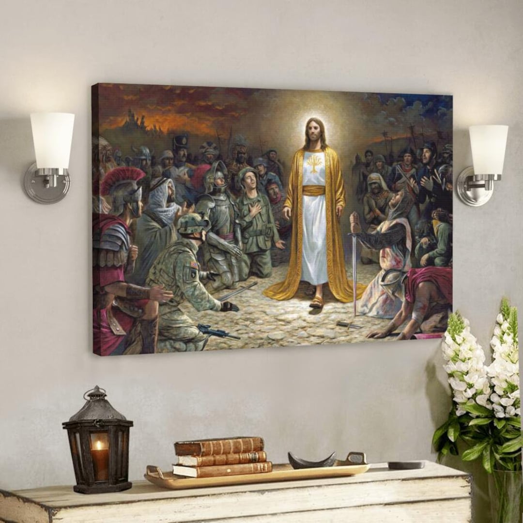 God Canvas 38 - Jesus Canvas - Christian Gift - Jesus Canvas Painting ...