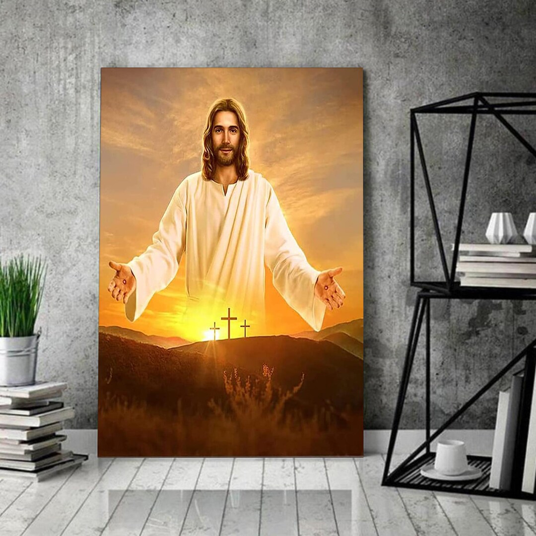 Jesus Christ Wall / Jesus Art Canvas / Christ Pictures / Jesus Wall Art ...