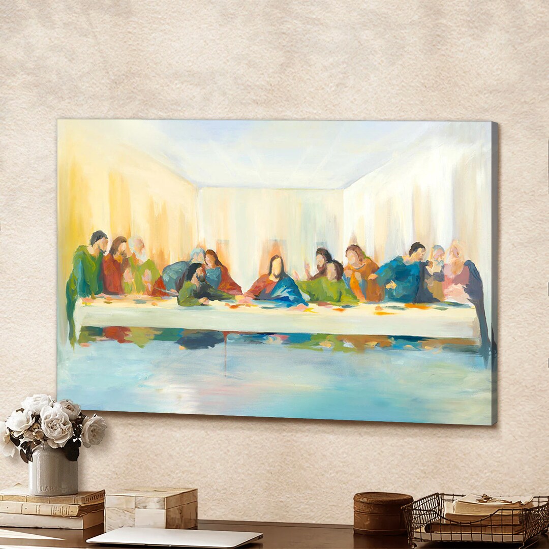 Christian Canvas Wall Art / Jesus Canvas Poster / Jesus Wall Art ...