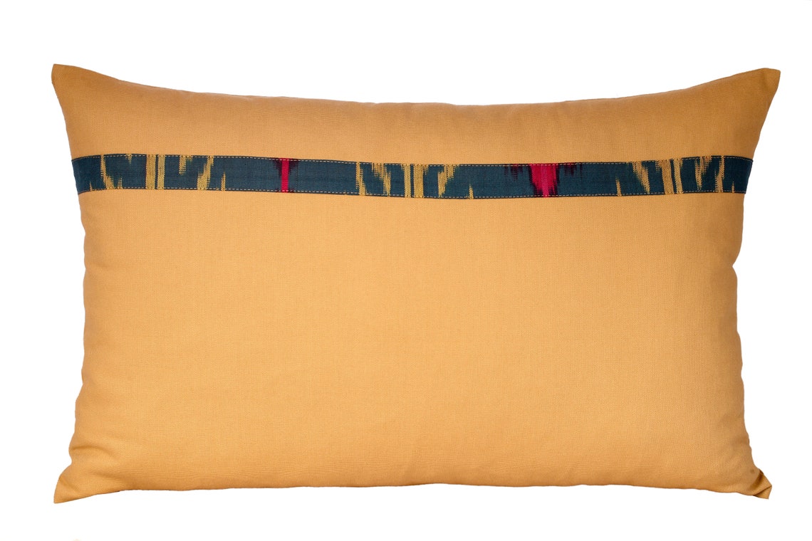 Camel Color Pillow Cover Duck Fabric Decorative Cushion 14.5''x 22.4 ...