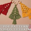 Macrame Pattern Christmas Tree PDF Tutorial, Intermediate Macrame ...