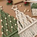 DIY KIT Macrame Christmas Tree Decoration, Beginner Craft KIT, Holiday ...