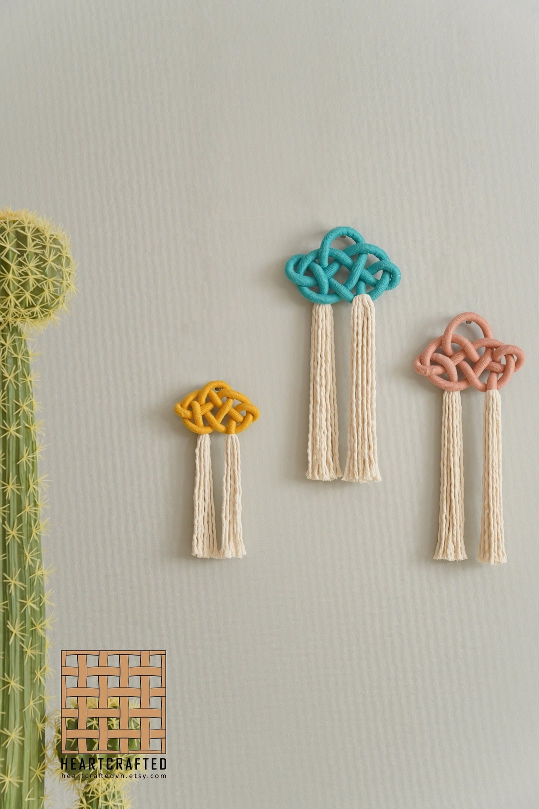 Rope Wall Art Hygge Home Decor Living Room Wall Art - Etsy