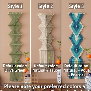 Geometric Macrame, Wall Hangings, Bohemian Decor, Gifts for Her, Mid ...