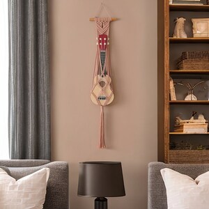 Ukulele Hanger, Macrame Ukulele Display, Gift for Her, Boho Instrument ...
