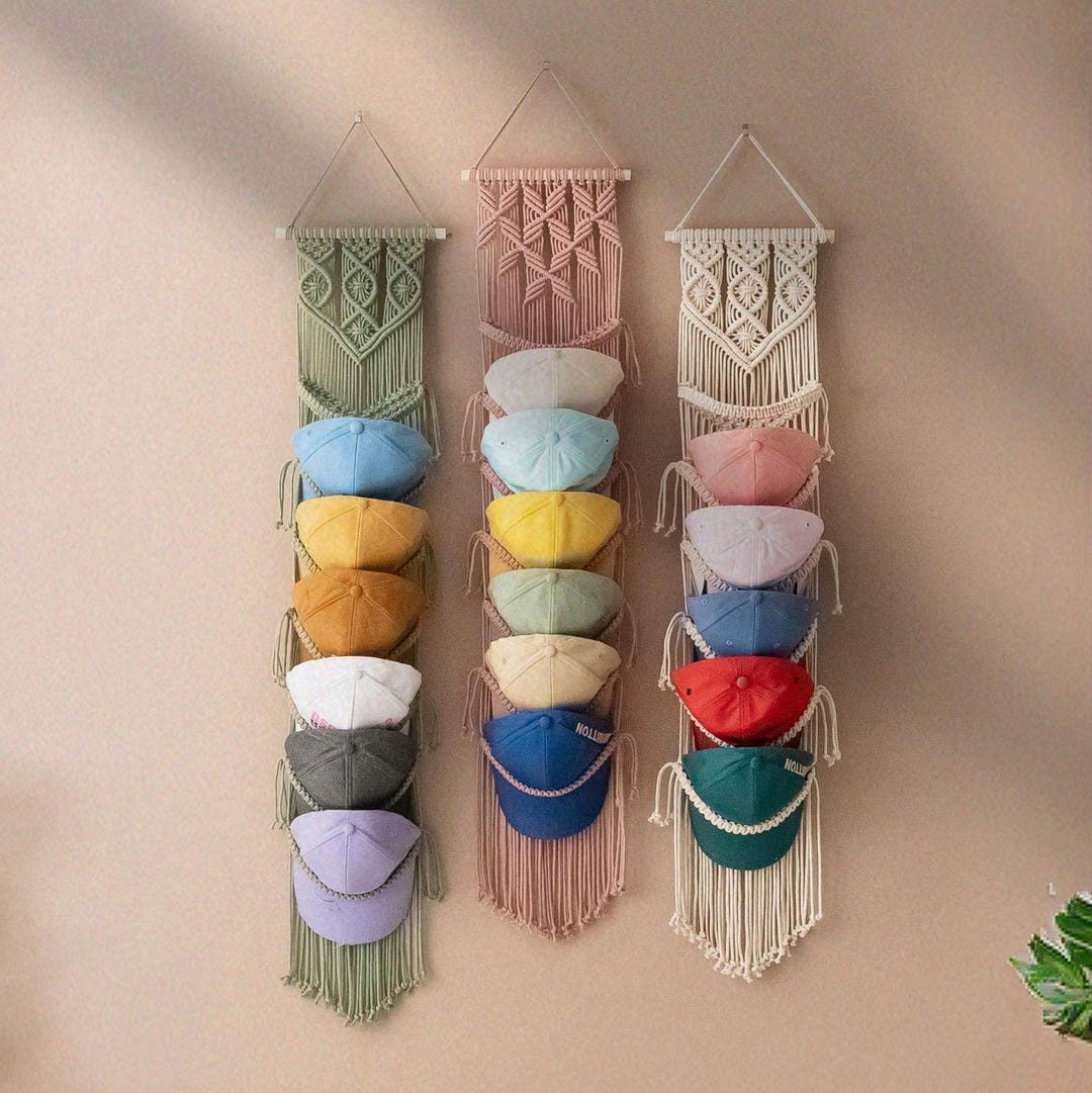 Wall Cap Hanger, Baseball Cap Holder, Hat Holder for Wall, Gift for Dad ...