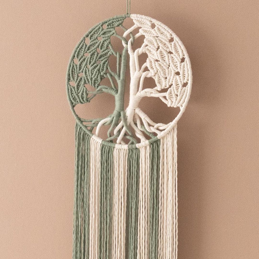 Tree of Life Wall Art Boho Macrame Hanging Decoration V78 - Etsy