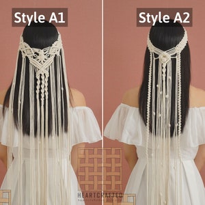 Macrame Veil Wedding, Bridal Veil, Modern Macrame, Vintage Bride ...