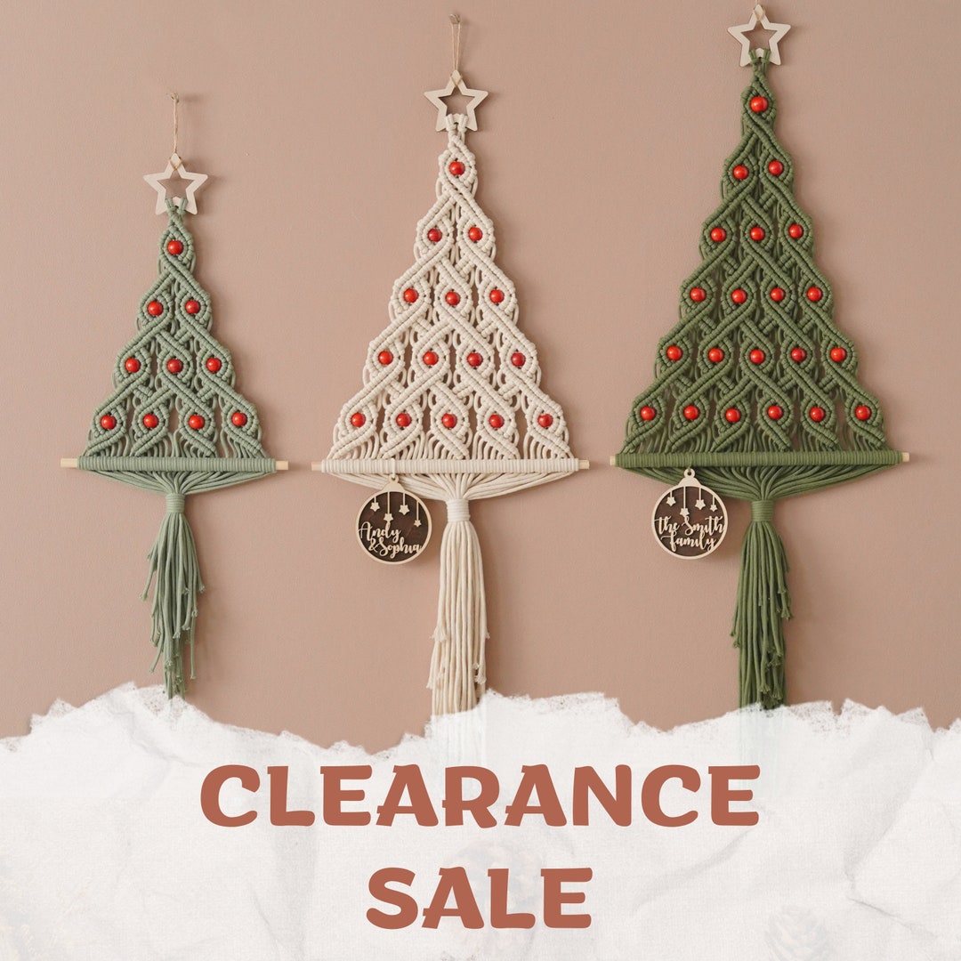 Macrame Xmas Tree, Christmas Wall Art, Boho Holiday Decor, Christmas ...
