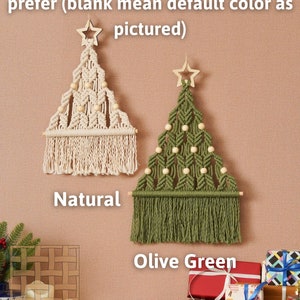Macrame Christmas Christmas Tree Boho Christmas Decor - Etsy