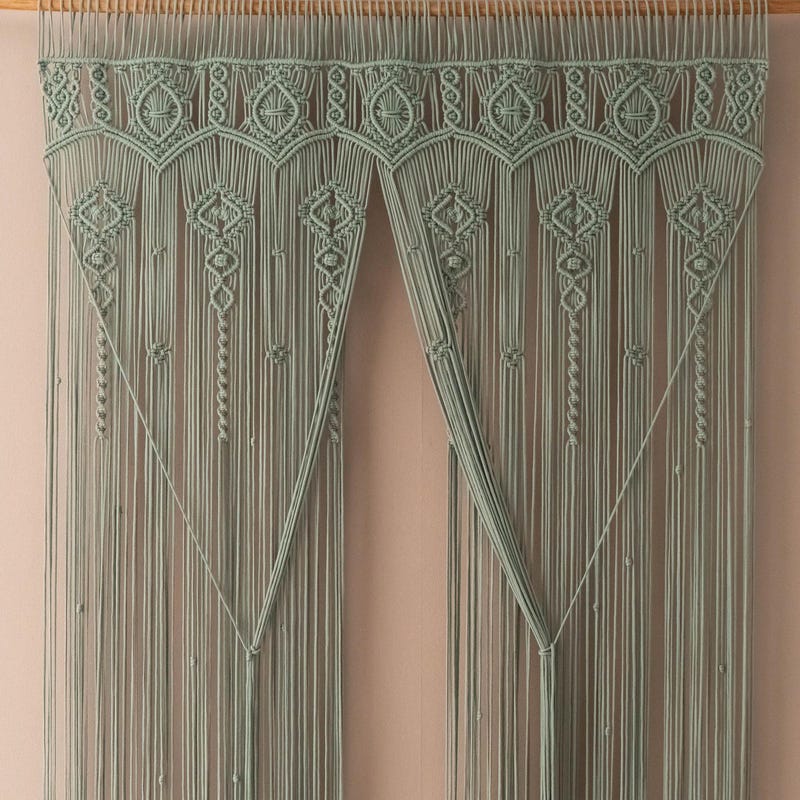 Aesthetic Door Curtain - Etsy