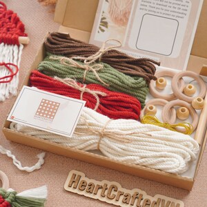 Kit Macrame Ornament Diy, Made by Yourself, Family Activity, Party ...