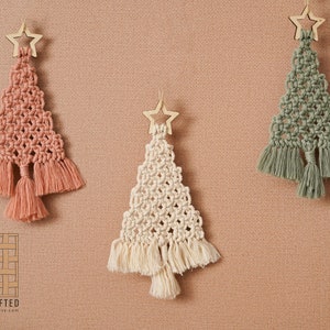Macrame Pattern Christmas Tree PDF Tutorial, Intermediate Macrame ...