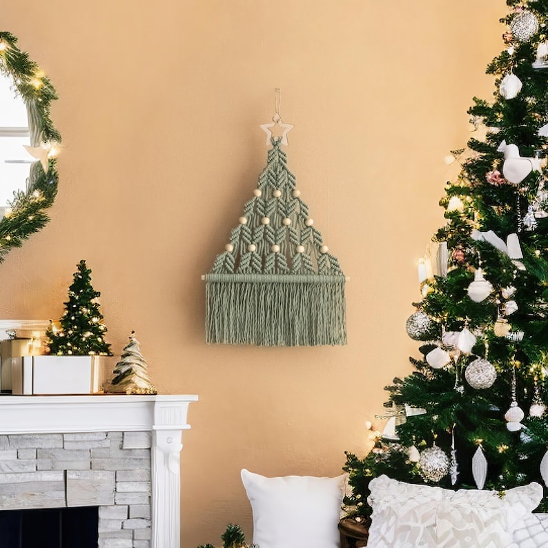 Beginner DIY Macrame Christmas Tree Kit With Easy Guide K20 - Etsy