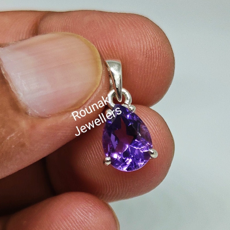 Amethyst Pendant - Etsy