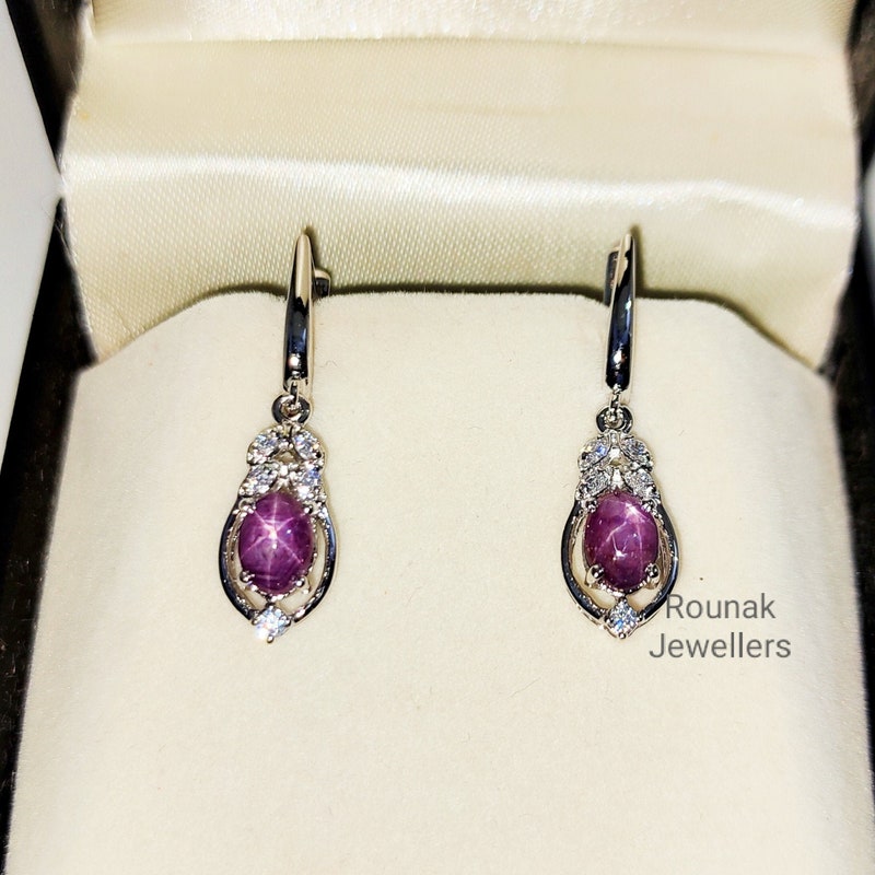 Ruby Earrings - Etsy