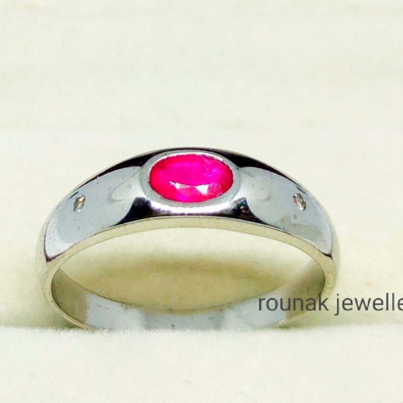 Small Ruby Ring - Etsy