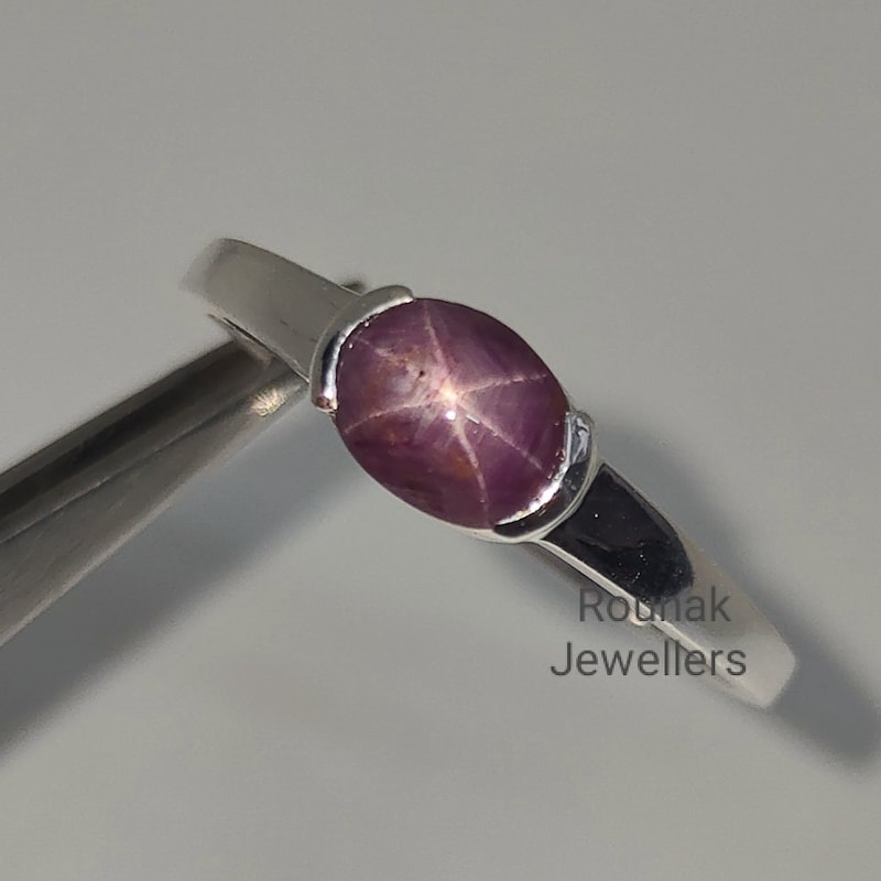 Star Ruby in Setting - Etsy