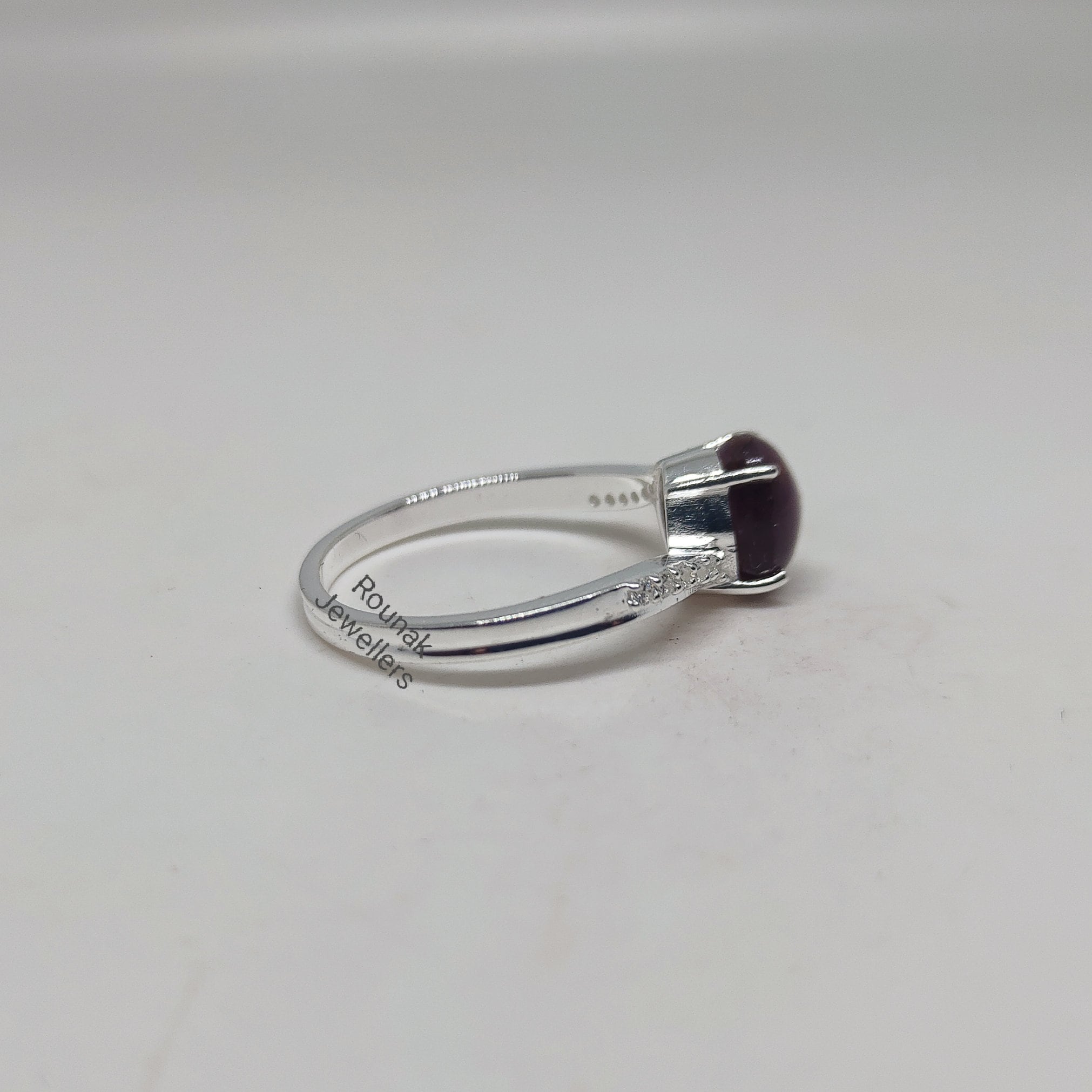 Genuine Star Ruby Ring Engagement Ring 925 Sterling Silver - Etsy