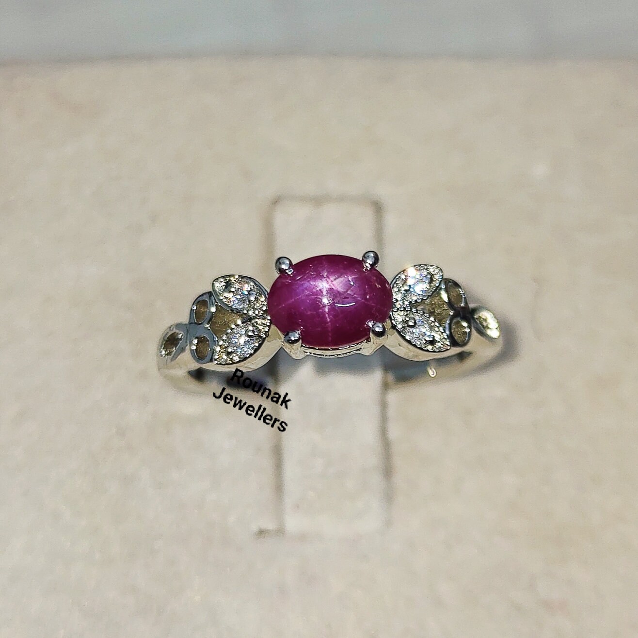 Vintage Star Ruby Ring Engagement Ring Art Deco Star Ruby - Etsy
