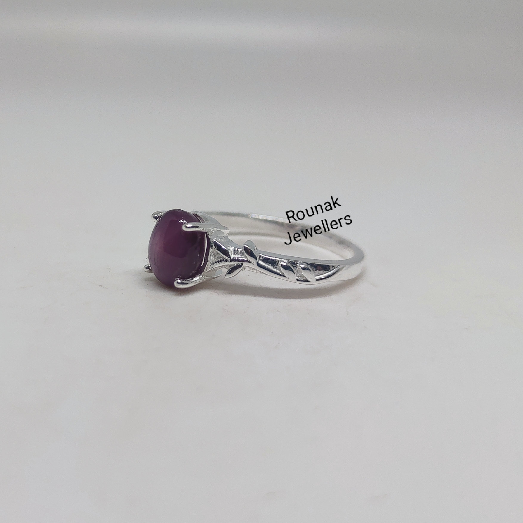 Genuine Star Ruby Ring Engagement Ring 925 Sterling Silver - Etsy