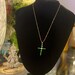 Green Jade Cross Necklace - Etsy